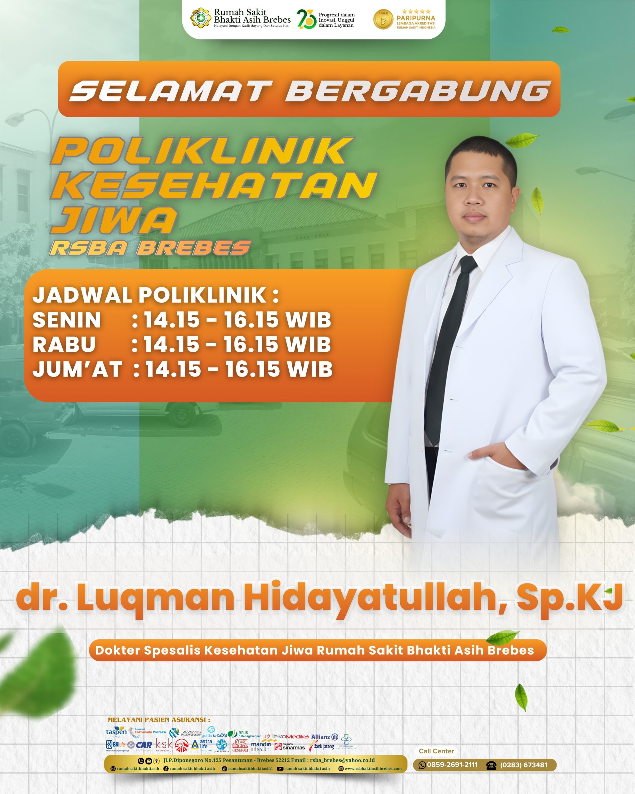 dokter Spesialis Kesehatan Jiwa - RS BHAKTI ASIH BREBES